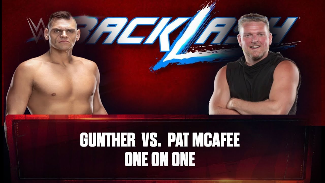 WWE 2K24 - Gunther vs Pat McAfee - Backlash 2025 - YouTube