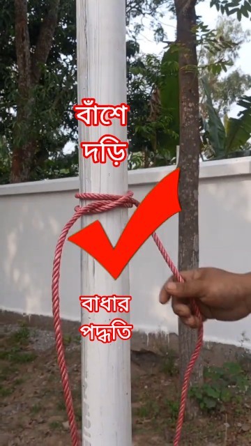 Bamboo tying method #construction - YouTube