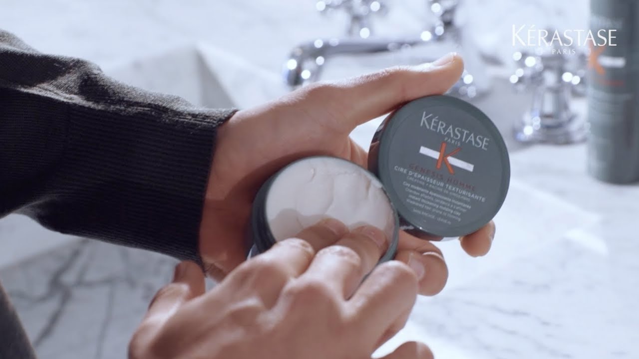 Kerastase Genesis Homme Cire d’Épaisseur Texturisante Wax Pomade - YouTube