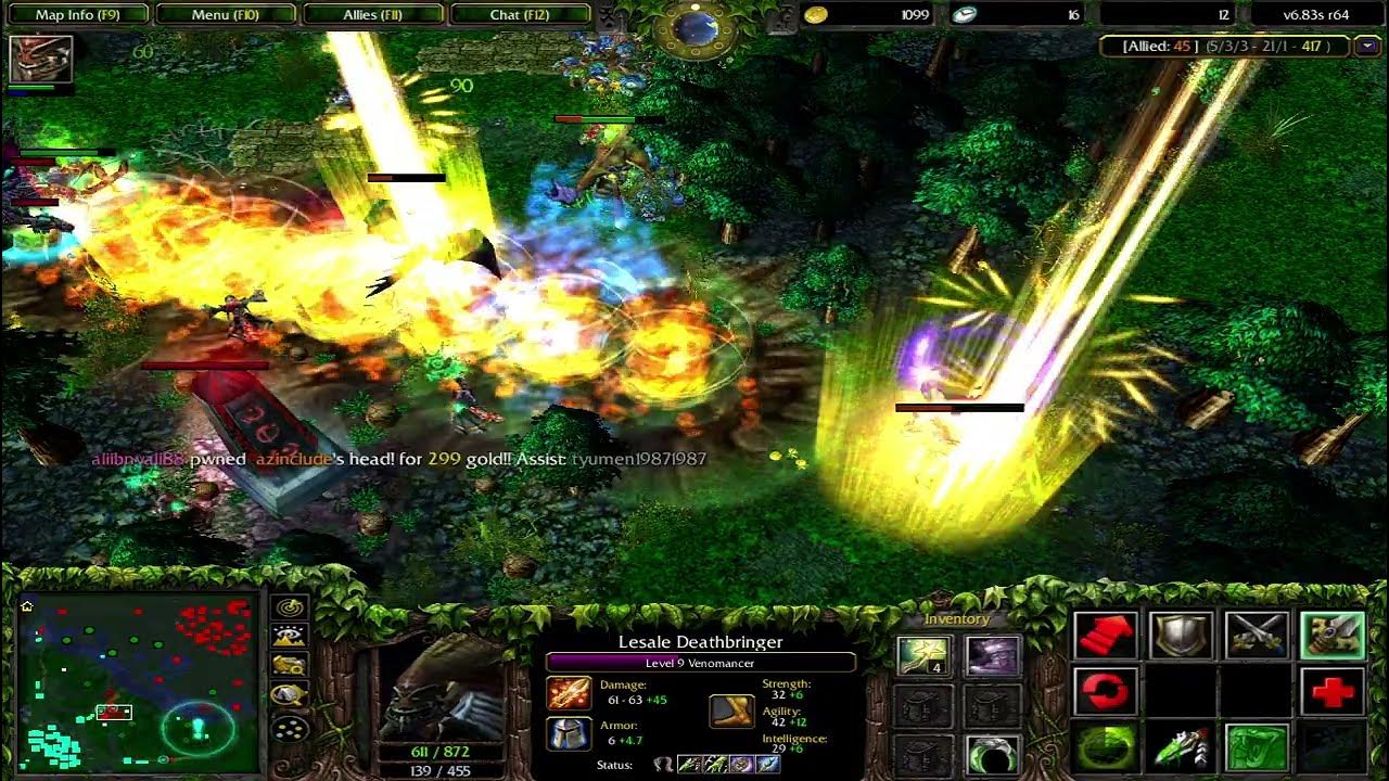 Dota -sd 5v5 - ICCUP Server - YouTube