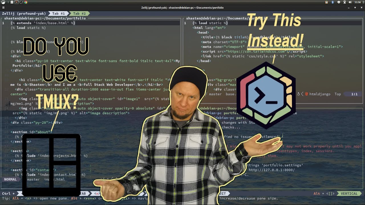 🚀 Elevate Your Coding Experience with Zellij Multiplexer! 🌐 | The Jr Dev - YouTube