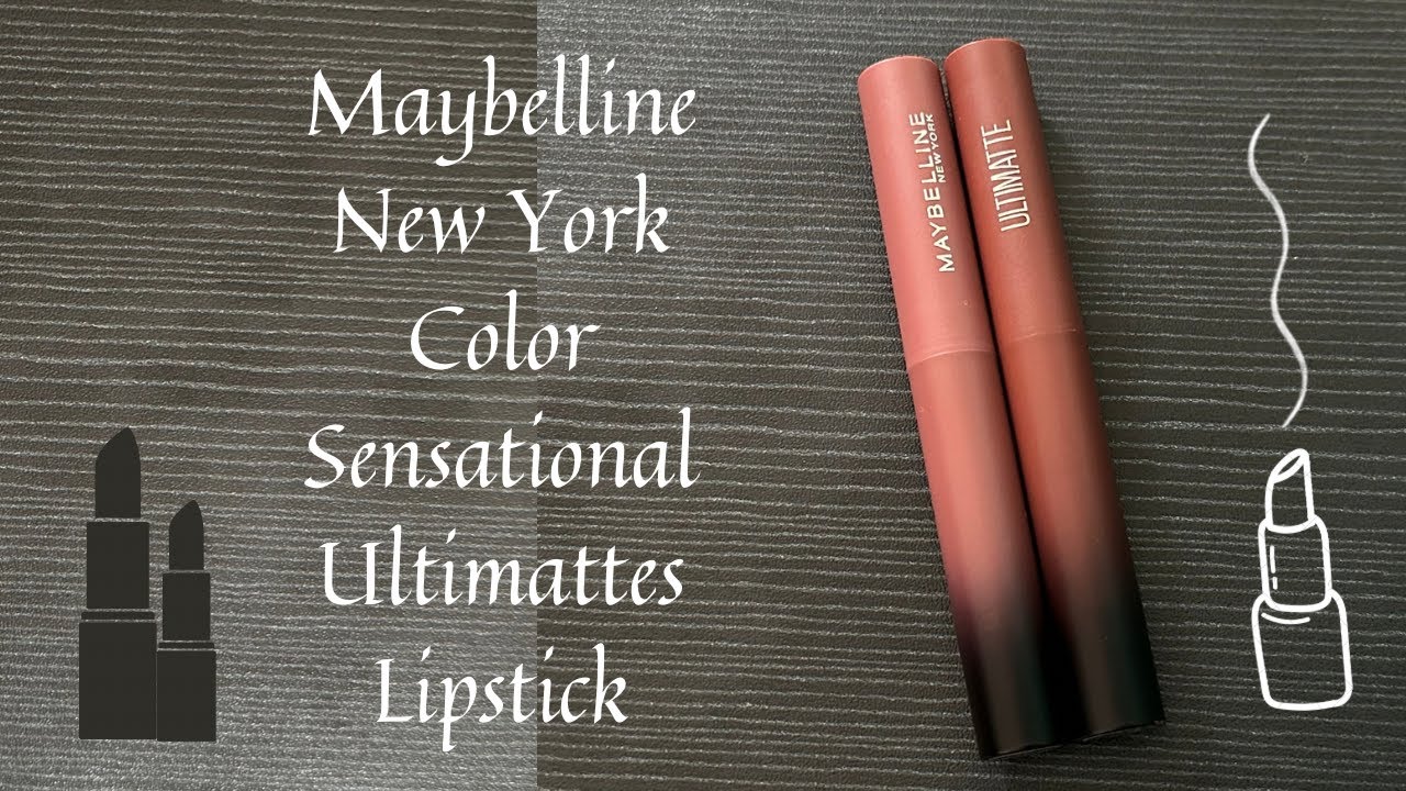 Maybelline New York Color Sensational Ultimattes Lipstick More Buff ...