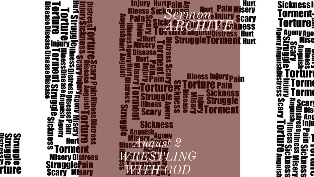 Sermon: "Wrestling with God" by Rev. Dr. Sam Wright - YouTube