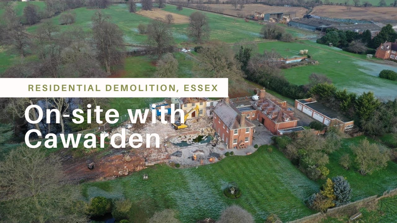 Cawarden Residential Demolition, Essex - YouTube