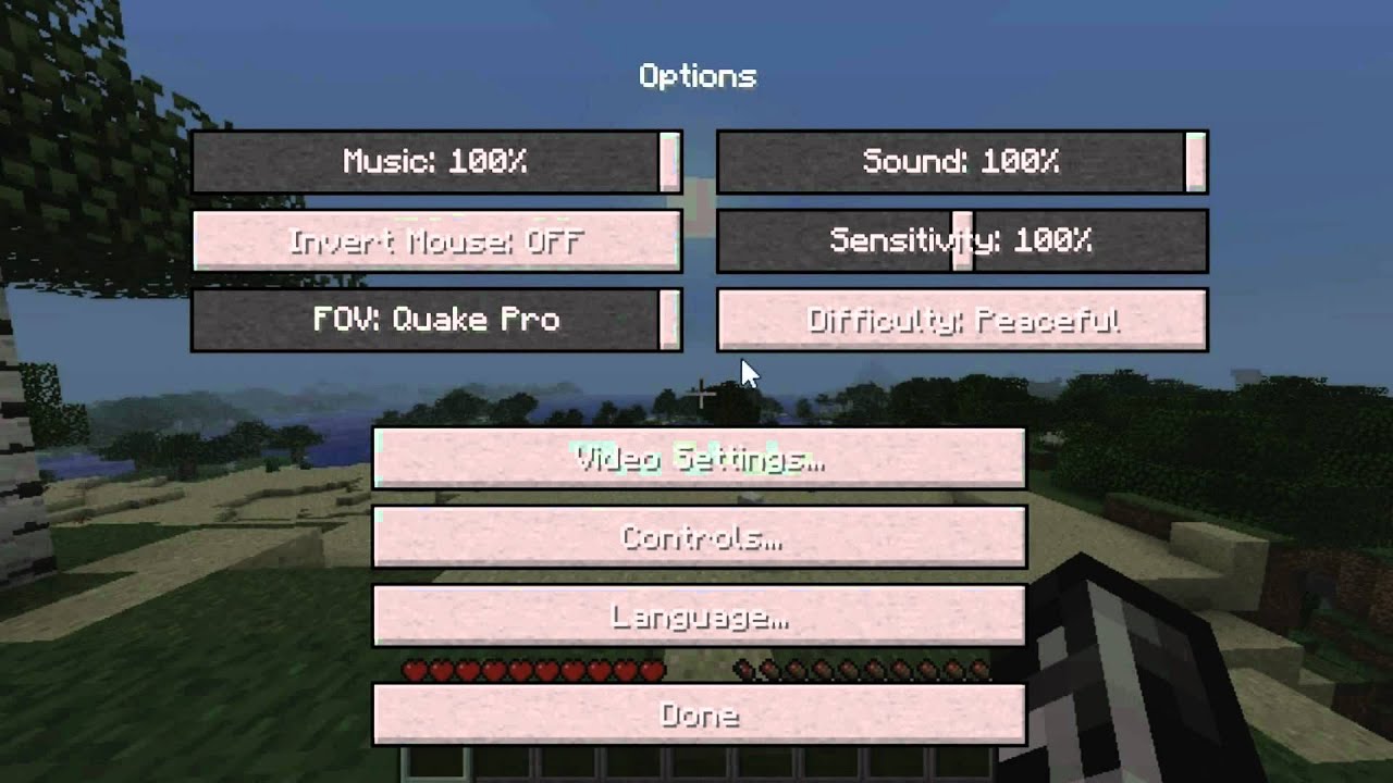 Gaming Tutorial: Minecraft Options [1.2.5] - YouTube