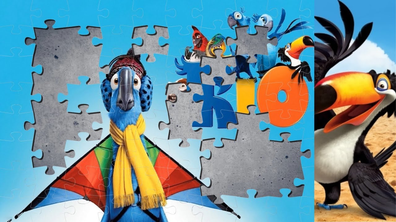 MOVIE - RIO (2011) BLU, JEWEL, NICO, RAFAEL, PEDRO AND LUIZ - Jigsaw ...