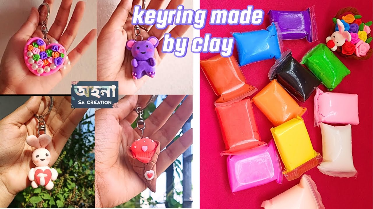 Keyring Making By Clay L Beautiful Craft L Key Ring Making Easy Idea L keyring-making-by-clay-l-beautiful-craft-l-key-ring-making-easy-idea-l