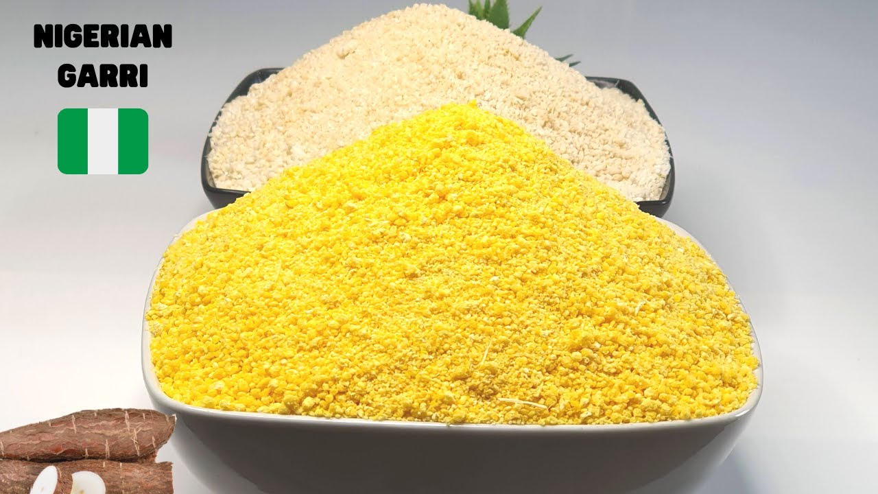 How To Make Nigerian Garri From Scratch! - YouTube