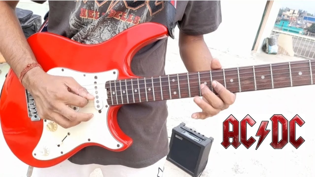 AC/DC - Thunderstruck⚡ | Guitar Solo Cover 🎸 - YouTube