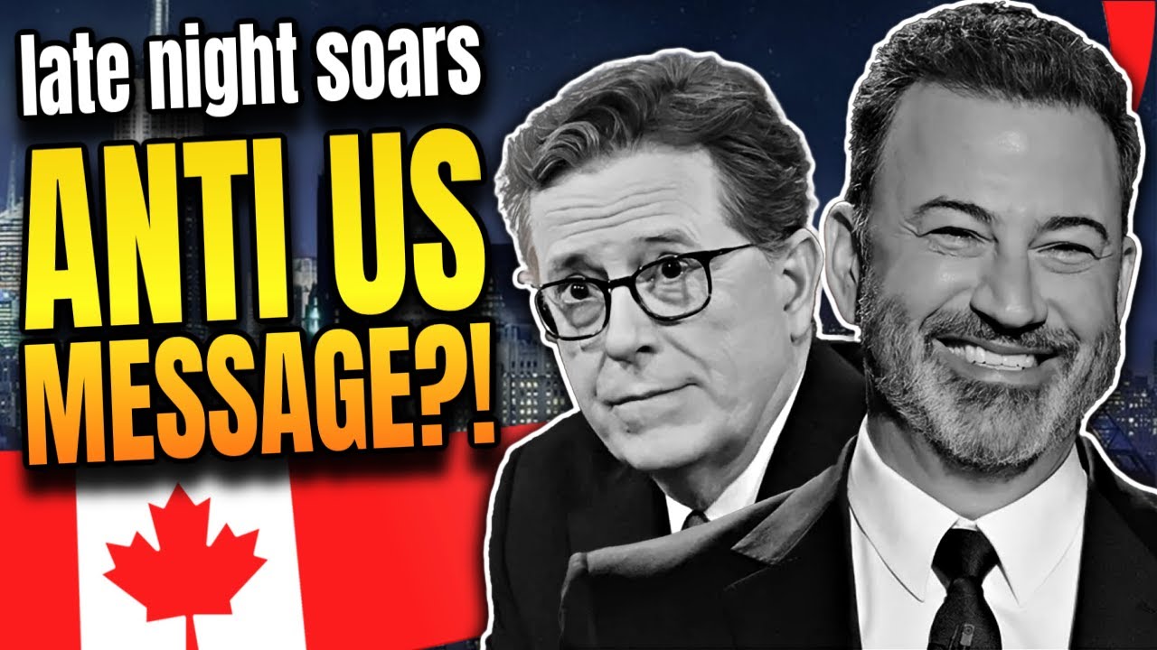 Colbert and Kimmel COLLAPSE Late Night Ratings in America with Orange ...