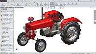 SolidWorks Tutorial Tractor - YouTube