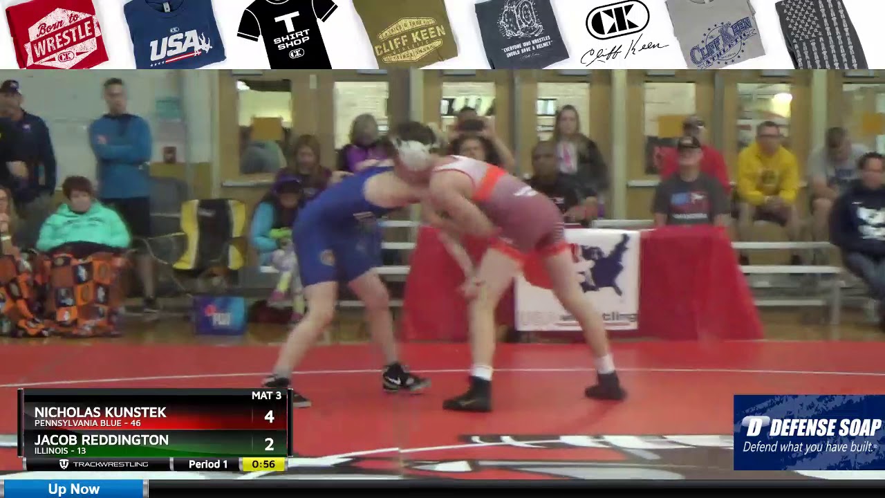 Mat 3 114 Nicholas Kunstek Pennsylvania Blue Vs Jacob Reddington ...