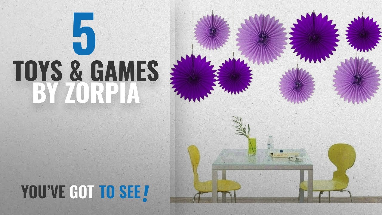 Top 10 Zorpia Toys & Games [2018]: Zorpia® Decorative Fan - Tissue ...