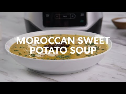 Instant Ace Plus Blender - Moroccan Sweet Potato Soup - YouTube