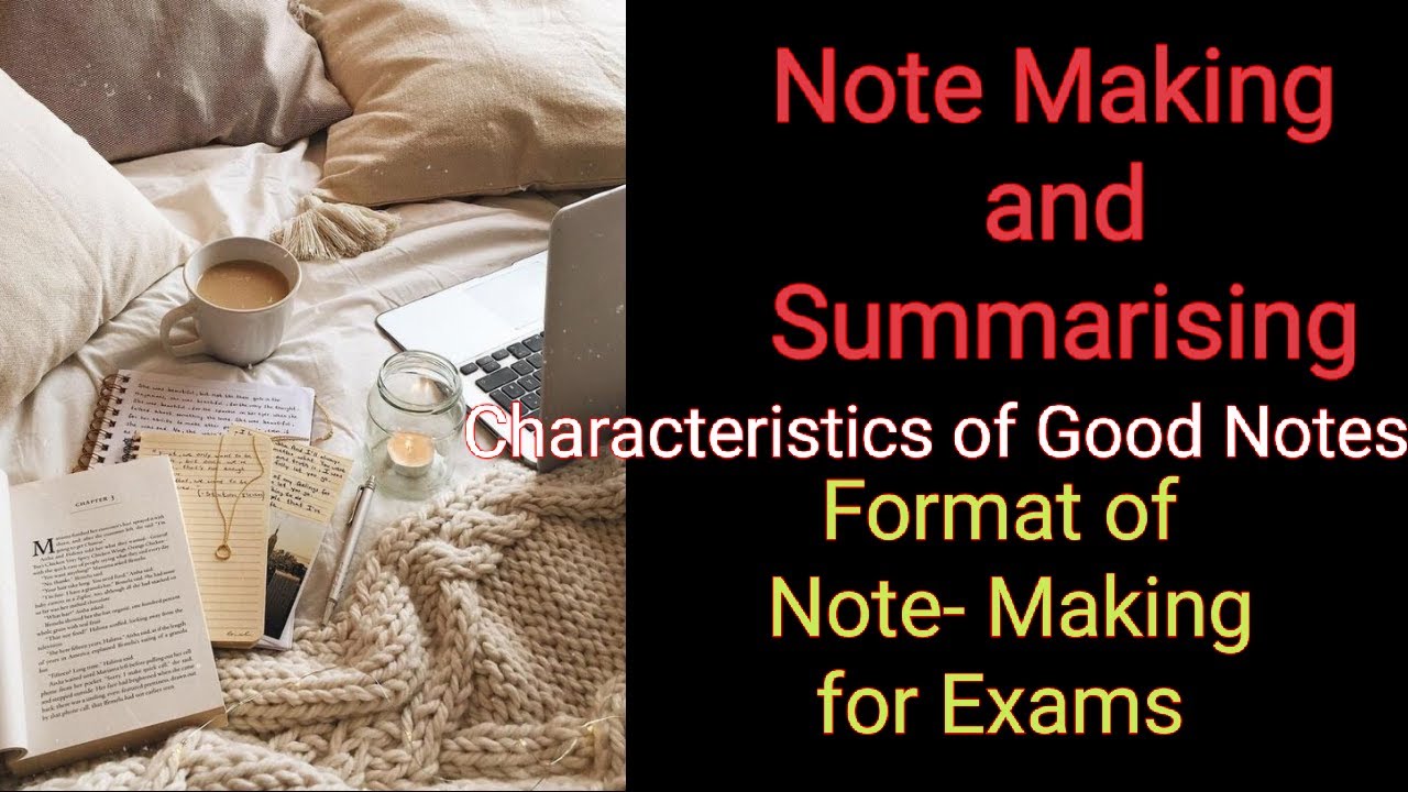 Note Making Format and Summarising for Exams - YouTube