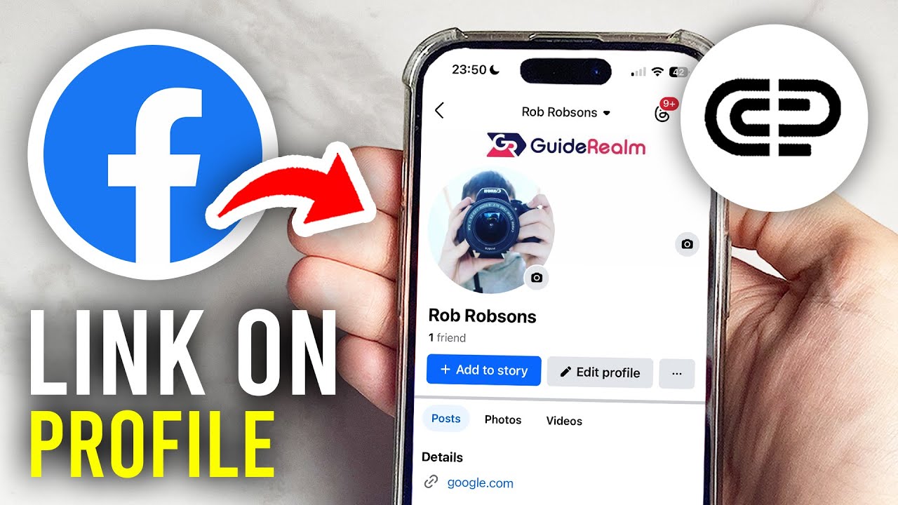 How To Add Website Link On Facebook Profile - Full Guide - YouTube