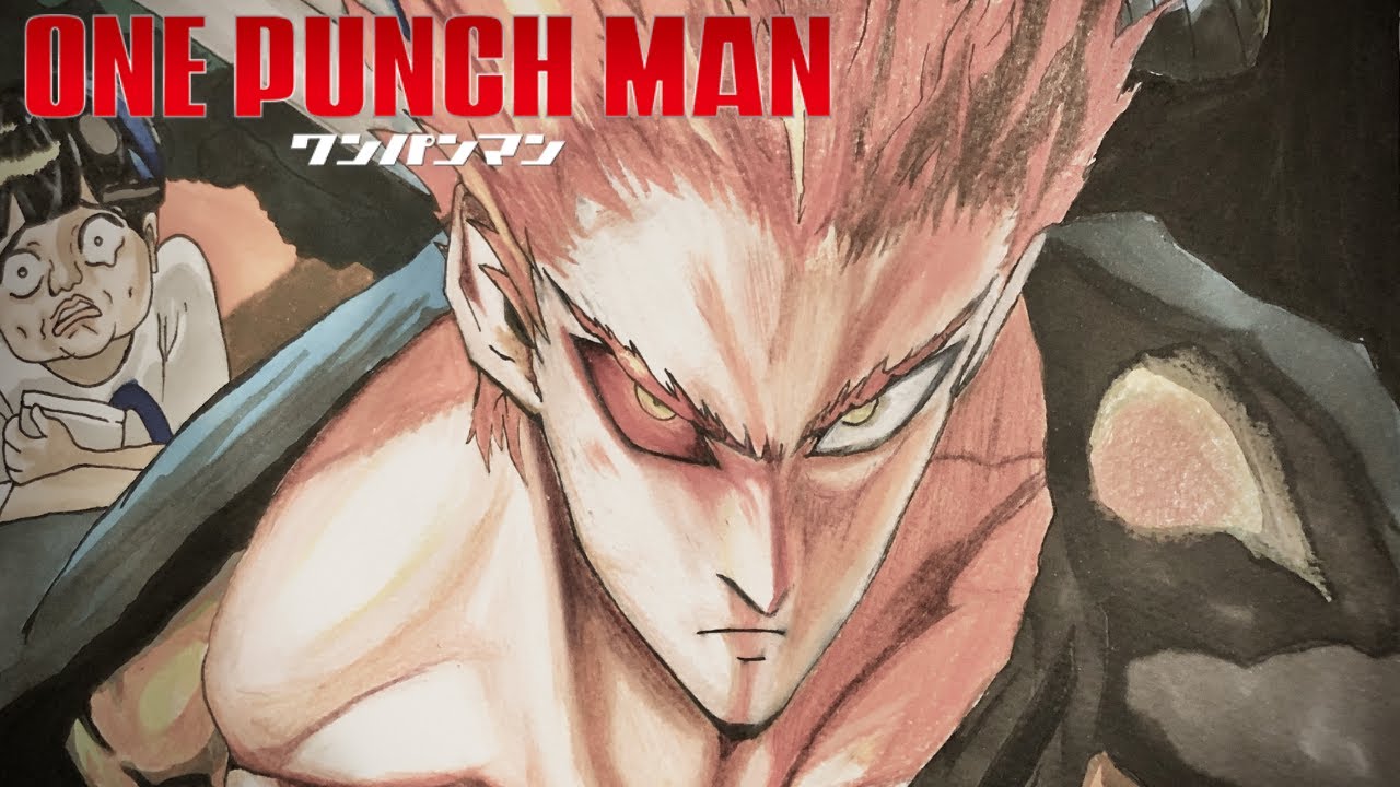 ガロウを考察しながら描いてみた | ワンパンマン | 小学生 | Drawing Garow | - YouTube