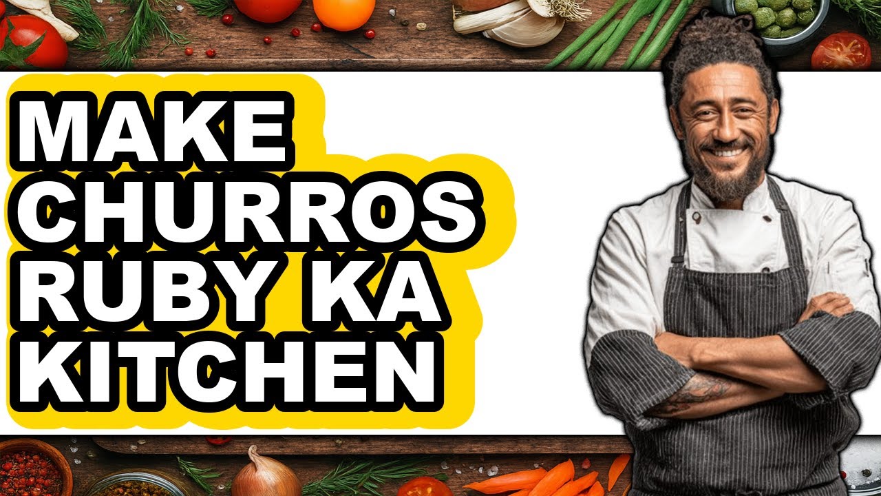 How to Make Churros Ruby Ka Kitchen (Only Way) - YouTube