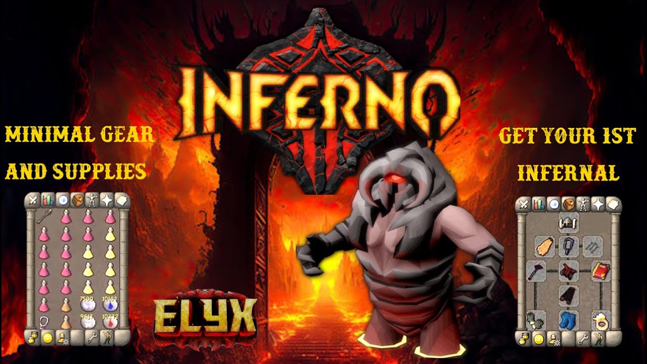 How To Complete Inferno With Minimal Gear! | Elyx RSPS - YouTube