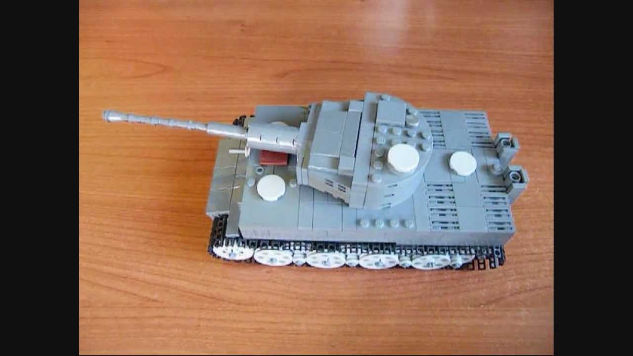 Lego Tiger I heavy tank - YouTube