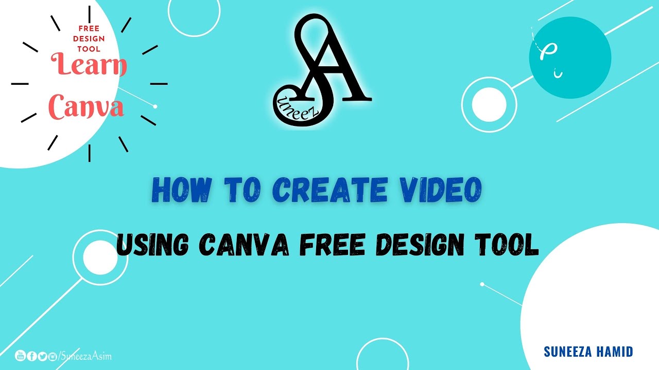 How to Create Video Using Canva | Canva Free Tutorials | Graphics ...