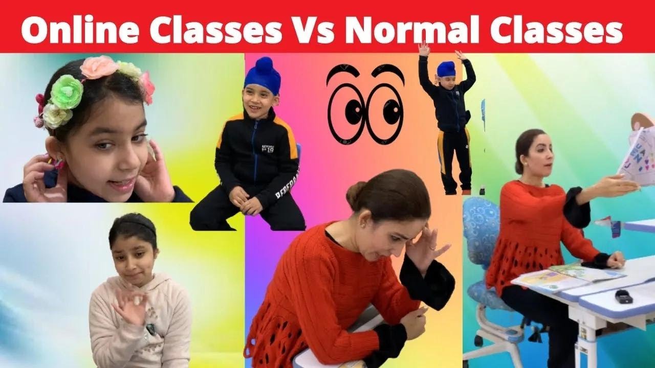 Online Classes Vs Normal Classes | RS 1313 VLOGS | Ramneek Singh 1313 ...