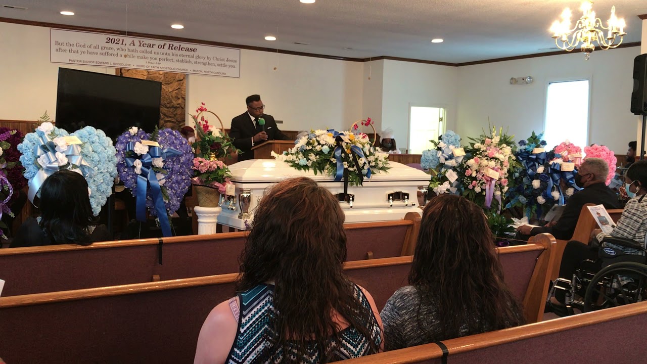 Funeral Services For Ms. Louise Royster Elmore - YouTube