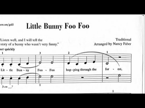Faber Level 1 - Gold Star Performance - pg. 24-27 - Little Bunny Foo ...