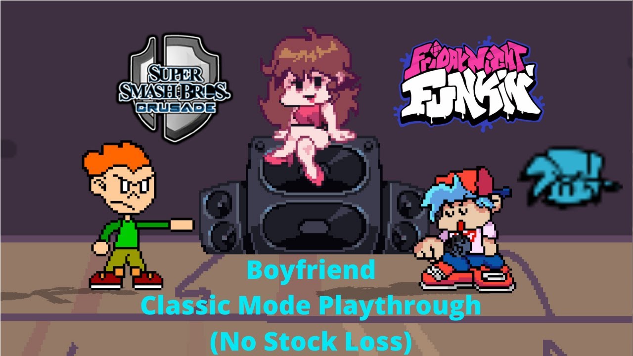 Super Smash Bros. Crusade X Friday Night Funkin - Boyfriend Classic ...