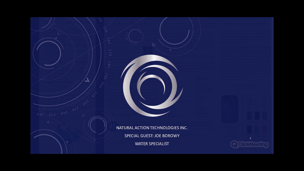 Natural Action Technologies Structured Water - Joe Borowy - YouTube