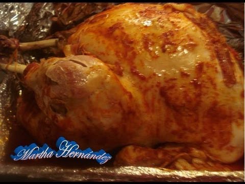 Receta Pavo Relleno Enchilado - YouTube