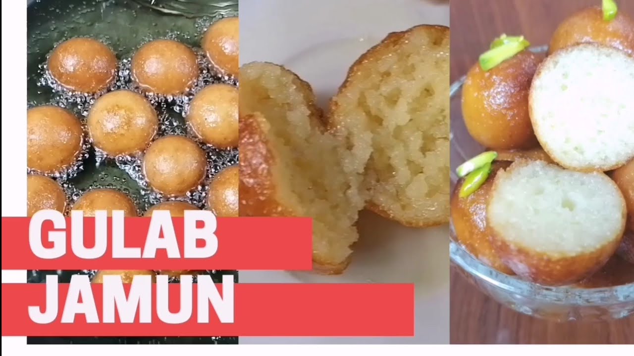 #Gulab jamun/how to make sponge julab jamun# - YouTube