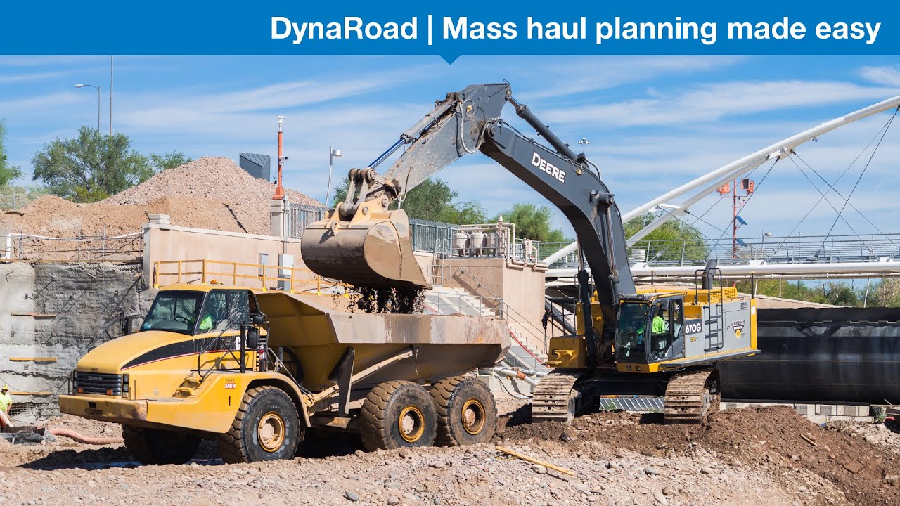 DynaRoad - Mass haul planning made easy - YouTube