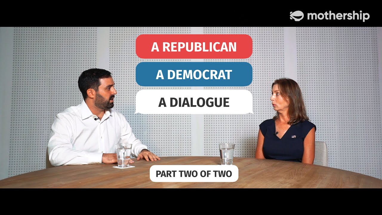 A dialogue with a Democrat and a Republican (Part 2/2) - YouTube