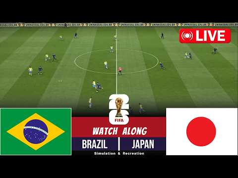 Brazil vs Japan | FIFA World Cup 2026 I Full Match Streaming | Video Game Simulation