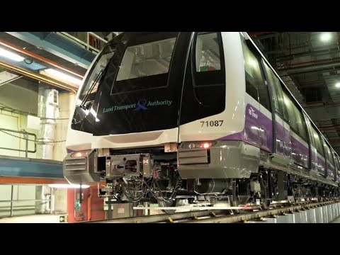 [Start of C851E] SBS Transit Alstom Metropolis C851E [Set 7087/7088 ...