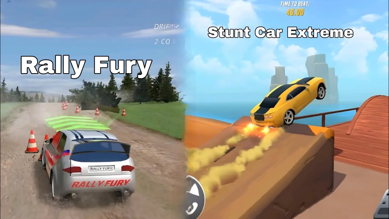 Rally Fury Vs Stunt Car Extreme | Which One Is Better - YouTube