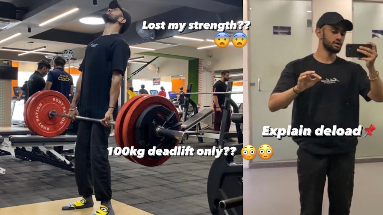 Back+bicep workout🔥| explaining deload week | vlog-08 | - YouTube