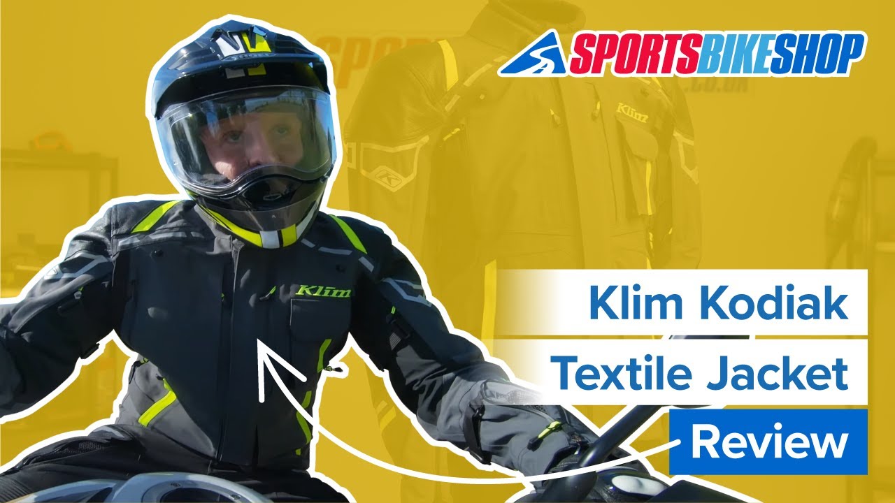 Klim Kodiak Gore-Tex motorcycle jacket review - Sportsbikeshop - YouTube
