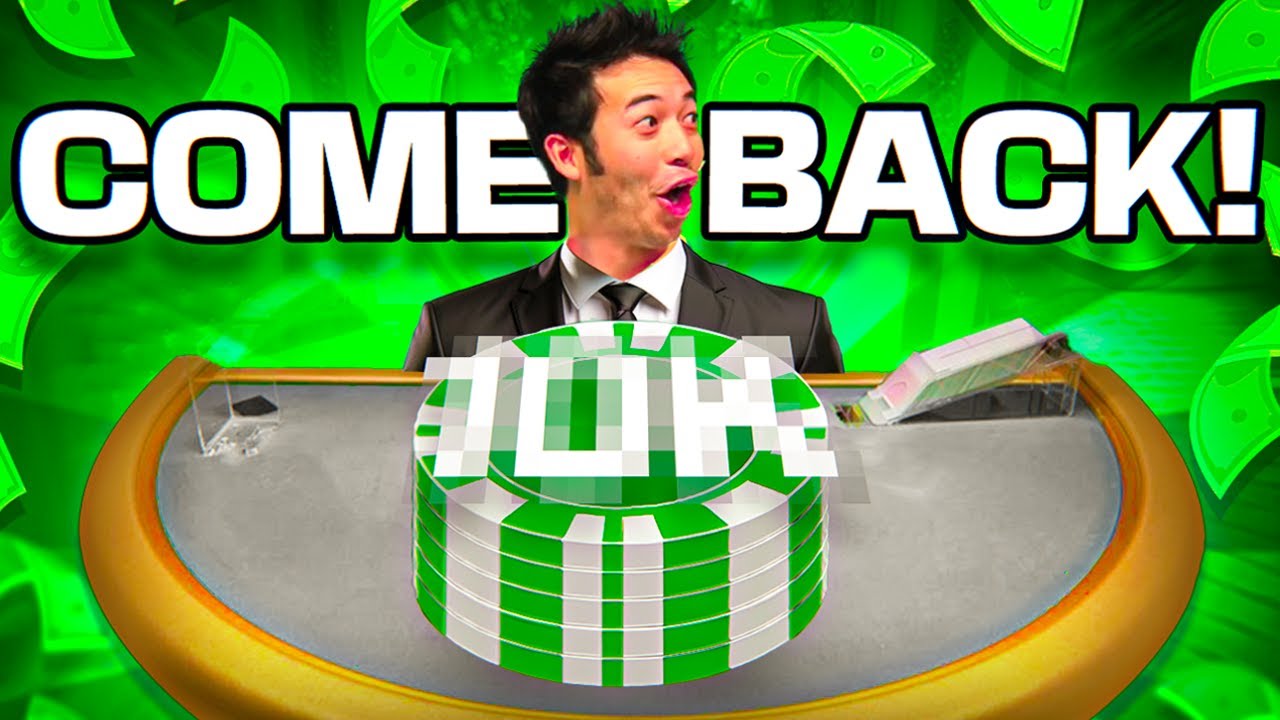 THIS IS THE GREATEST COMEBACK EVER! (Salon Privé Blackjack) - YouTube
