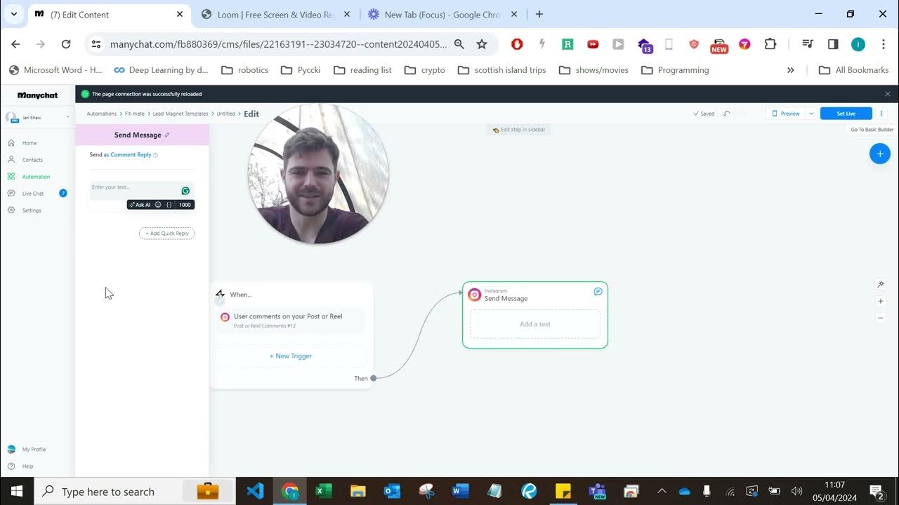 Manychat Tutorial: Add Comment Reply Trigger in Manychat 2024 Easy Way - YouTube