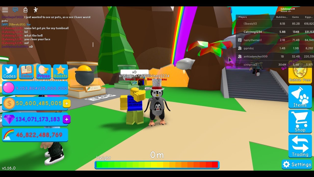 [⚡GALACTIC⚡] Bubble Gum Simulator(Giveaway)guys today we stream with ...