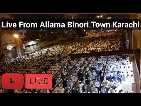 Live Allama Binori Town Karachi Masjid | Mulana Abdul Razaq Skindar ...