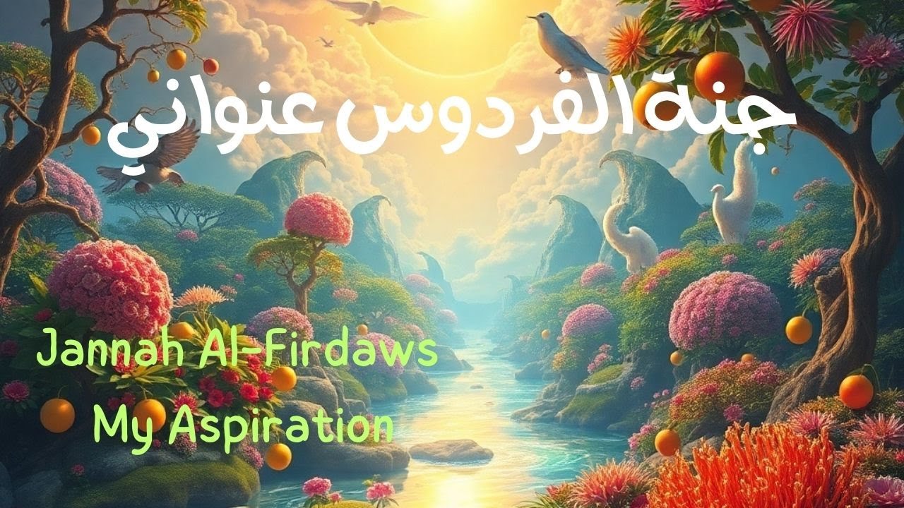جنة الفردوس عنواني 🌴 Jannah Al-Firdaws: My Aspiration#Jannah # ...