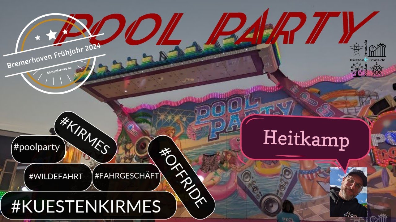 Pool Party - Heitkamp - Offride - Bremerhaven Frühjahr 2024 - YouTube