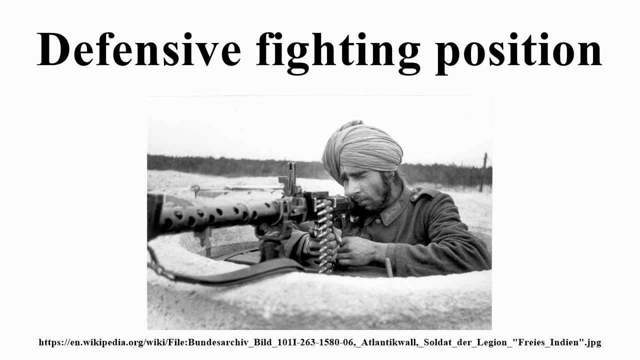 Defensive Fighting Position YouTube defensive-fighting-position-youtube