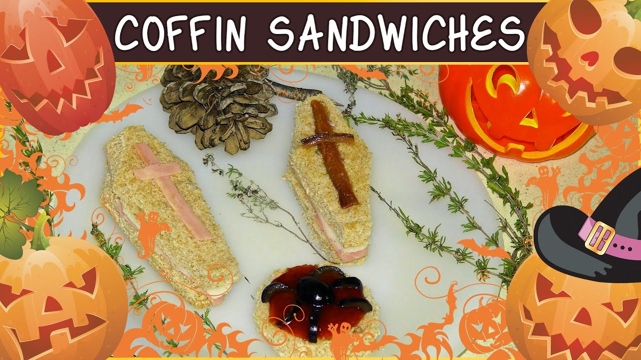 Coffin sandwiches (Halloween) - YouTube