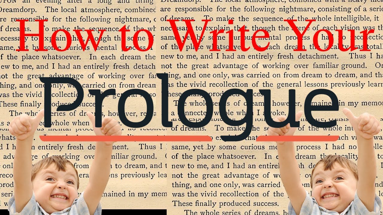 How to Write Prologues? - YouTube