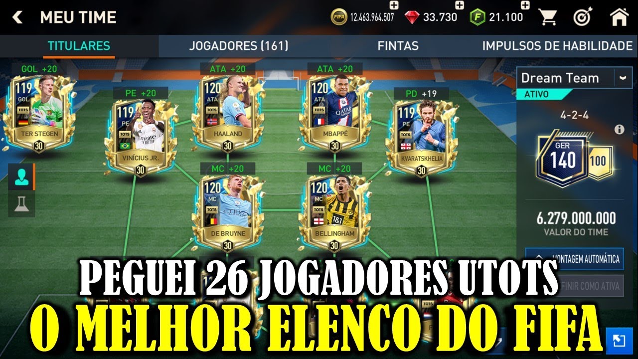Mds 😱 Montei E Testei O Melhor Time Full Utots 🔥 De 6 BilhÕes Coins 🤑
