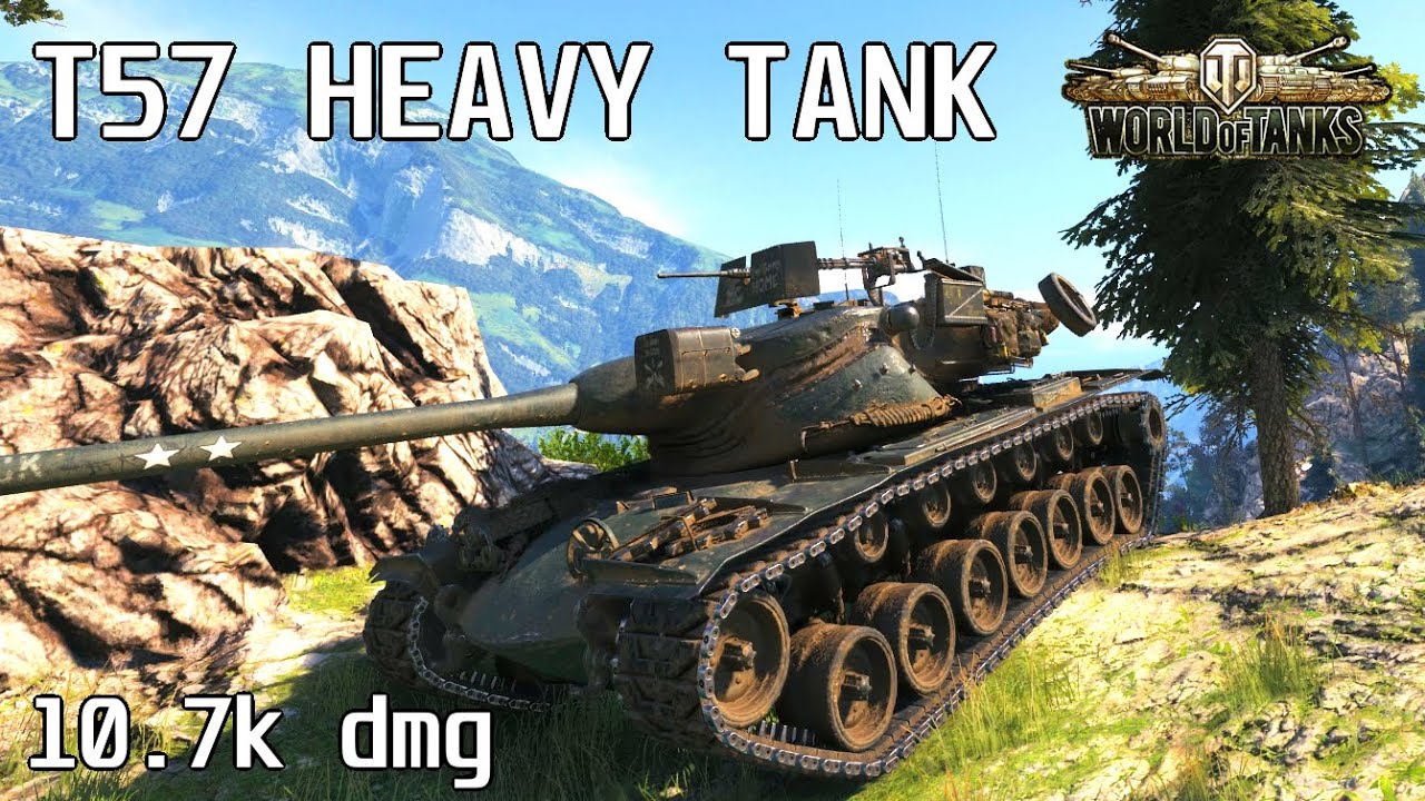 T57 Heavy Tank, 10.7K Damage, 6 Kills, Lakeville - World of Tanks - YouTube